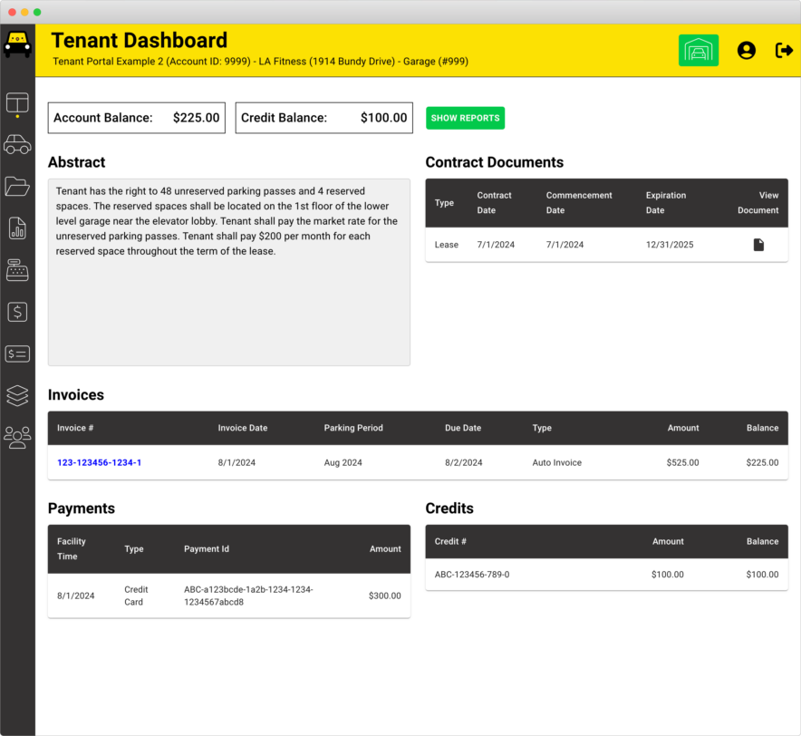 Monthly Parking Management | PC Parking Platform